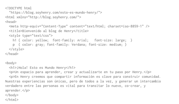 CSS explicado paso a paso | Henry Blog